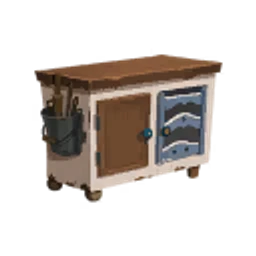 Makeshift Floor Cabinet - Palia Customization Recipe - Palia Database